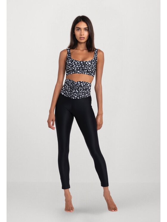 Flavia Valentini Legginsy 165 Złoto bicolour Compression Fit | Modivo.pl