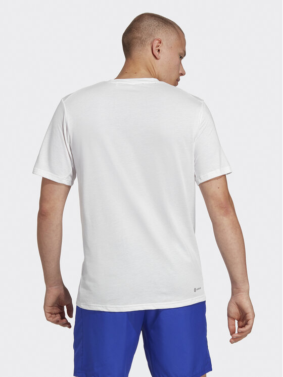 adidas Koszulka techniczna Train Essentials IC7423 Biały Regular Fit ...