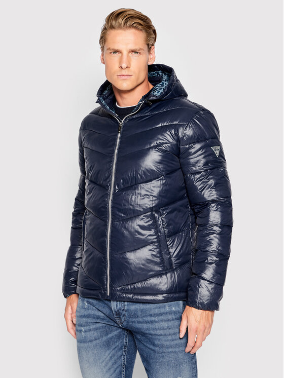 Guess Geacă din puf M2YL45 WEQJ2 Bleumarin Regular Fit | Modivo.ro