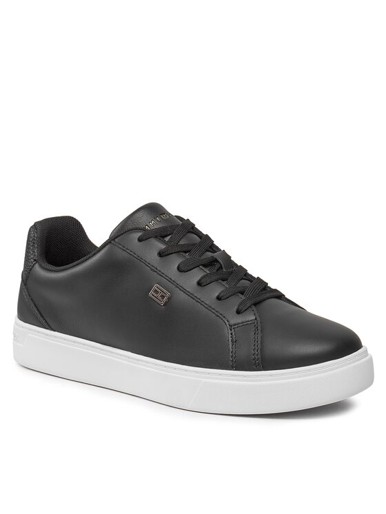 Tommy Hilfiger Sneakersy Essential Court Sneaker FW0FW07686 Czarny ...