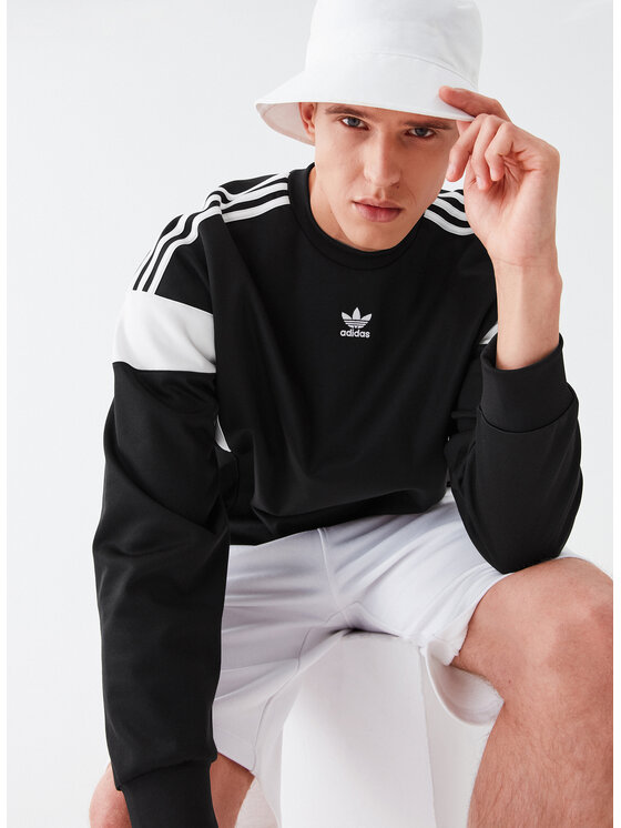 adidas Світшот adicolor Classic Cut Line Crew HN6117 Чорний Relaxed Fit ...