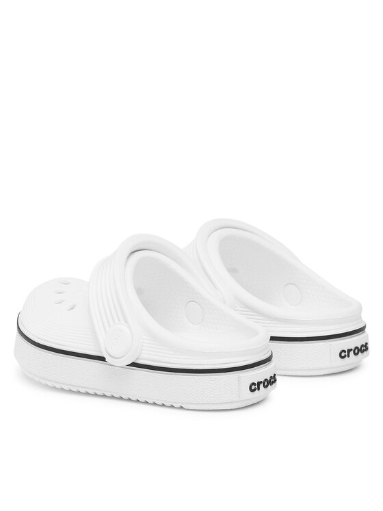 Crocs Klapki Crocs Crocband Clean Clog T 208479 Biały | Modivo.pl