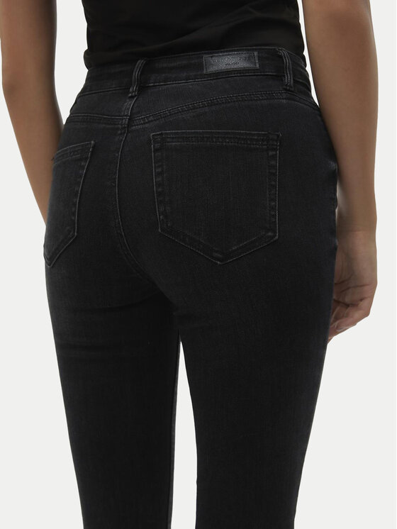 Vero Moda Blugi Flash 10298722 Negru Skinny Fit | Modivo.ro