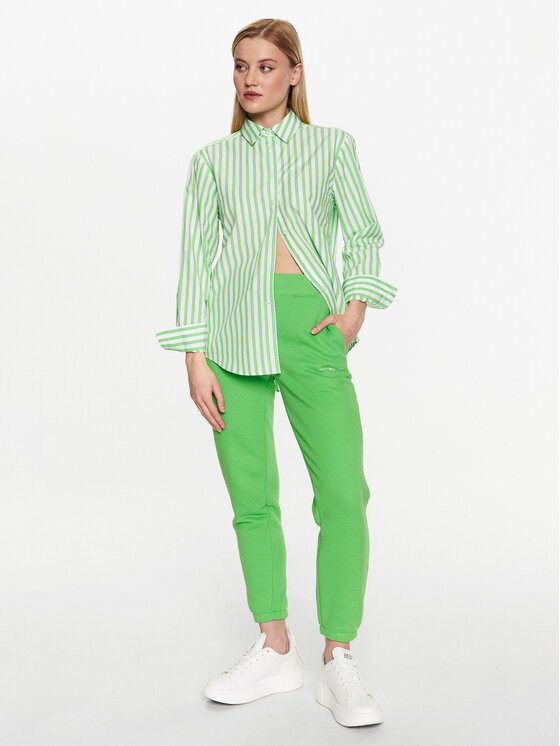 Tommy Hilfiger Pantalon Jogging 1985 Ww0ww38690 Vert Tapered Fit