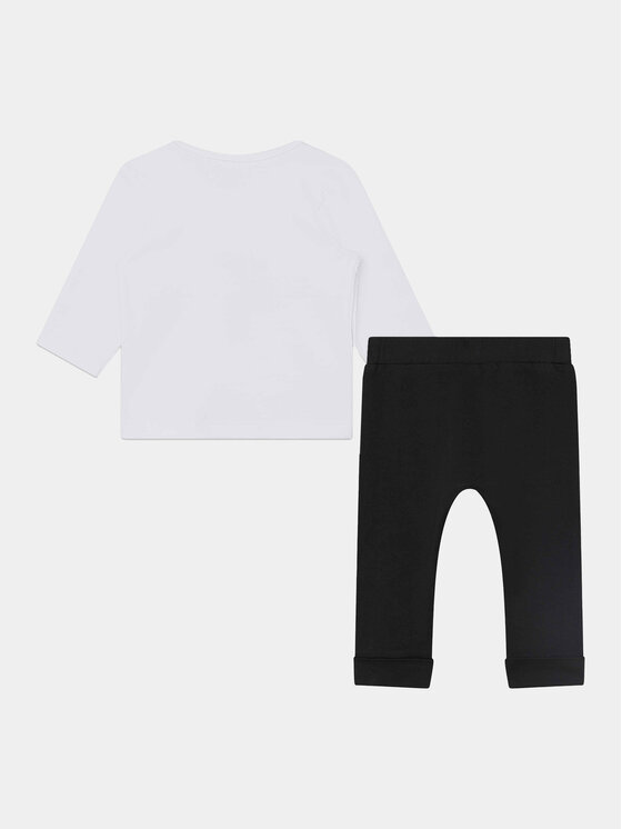 Karl Lagerfeld Kids Súprava blúzka a legíny Z98147 S Čierna Regular Fit ...