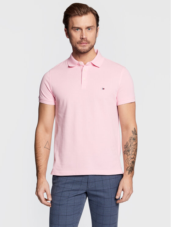 Tommy Hilfiger Polo 1985 Mw0mw17771 Ροζ Slim Fit Modivo Gr
