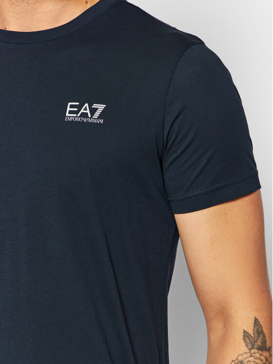 EA7 Emporio Armani T-Shirt 8NPT51 PJM9Z 0578 Dunkelblau Regular Fit | Modivo.de