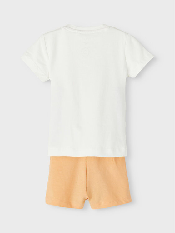 NAME IT Komplet t-shirt i szorty sportowe 13204117 Kolorowy Regular Fit ...
