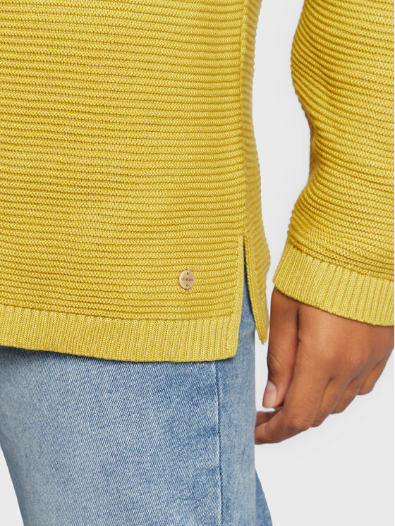 Olsen Пуловер Henny 11003831 Жълт Regular Fit | Modivo.bg