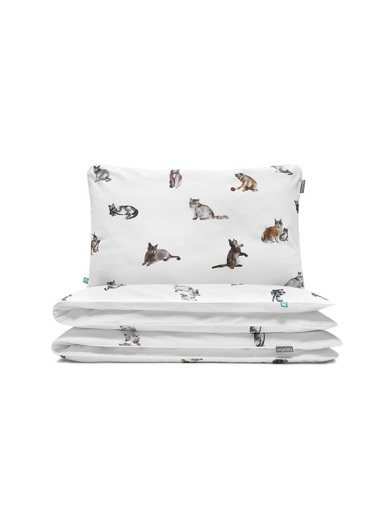 Mumla Komplet pościeli Koty Kolorowy | Modivo.pl