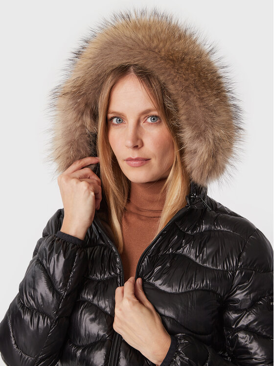 Frieda & Freddies Winterjacke 8716C Schwarz Slim Fit | Modivo.de