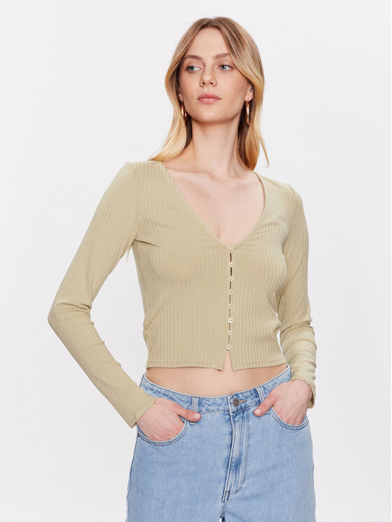 Edited Bluse Maren EDT7038002 Grün Slim Fit | Modivo.de