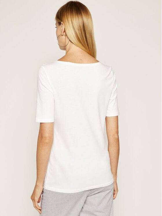 Marc O'Polo T-Shirt B01 2183 51159 Biały Regular Fit | Modivo.pl