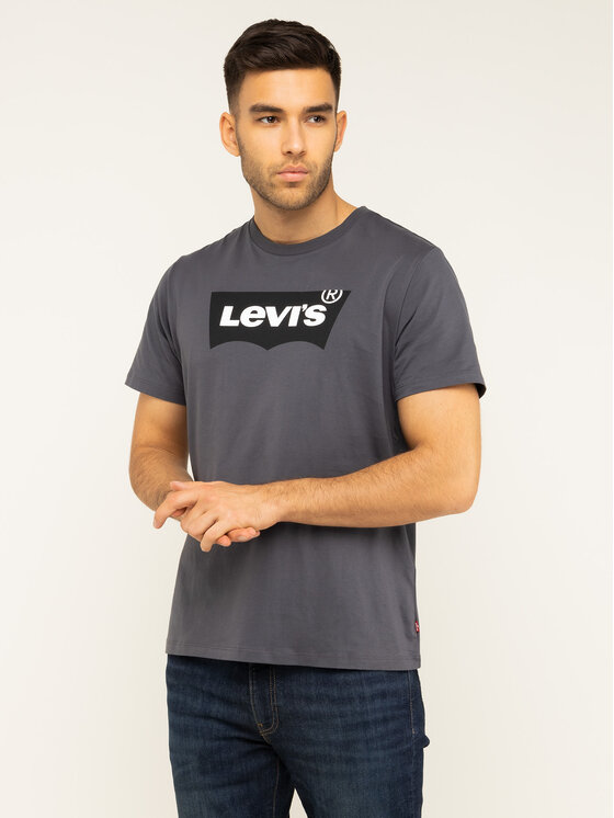 Levi's® T-Shirt 22489-0248 Szary Regular Fit | Modivo.pl