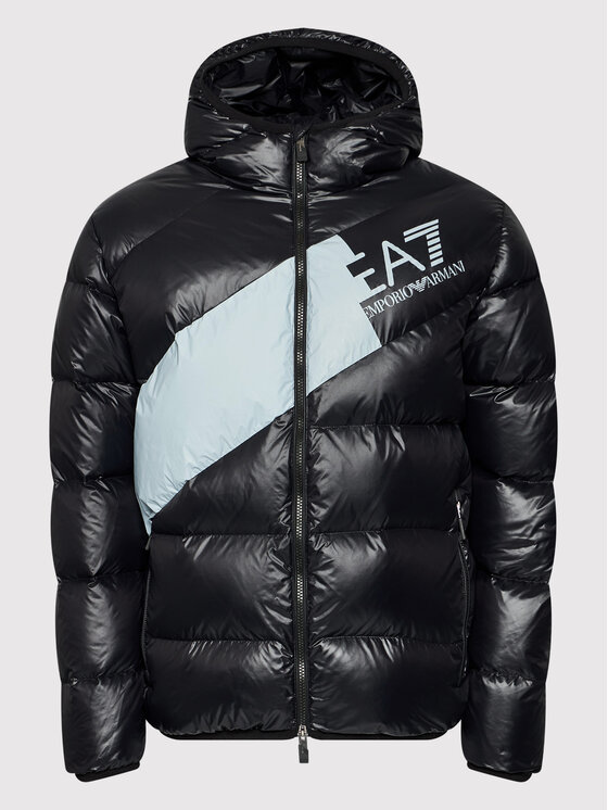 EA7 Emporio Armani Kurtka puchowa 6KPB53 PNR4Z 1200 Czarny Regular Fit | Modivo.pl