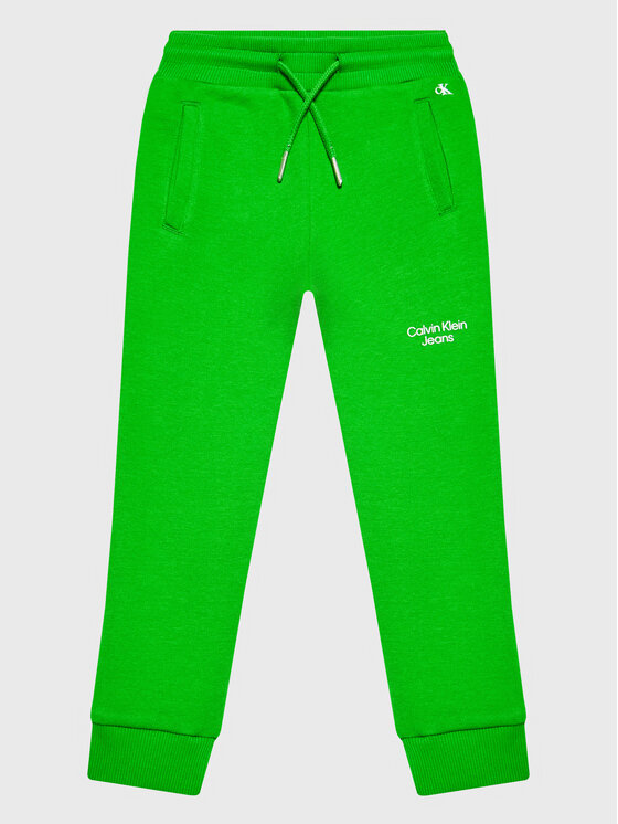 Calvin Klein Jeans Jogginghose Ib0ib01282 Grün Regular Fit Modivo De