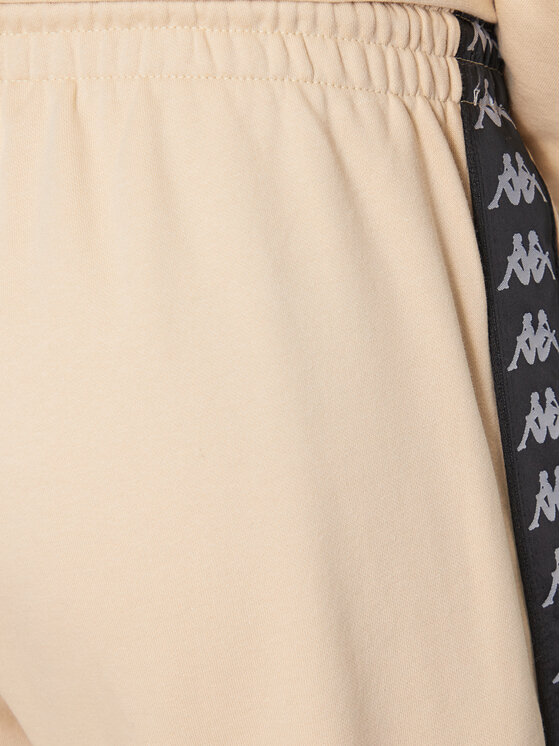 Kappa Spodnie dresowe 313014 Brązowy Regular Fit | Modivo.pl