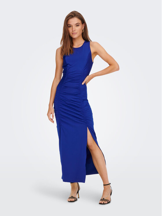 ONLY Večernja haljina Liva 15275500 Plava Slim Fit | Modivo.hr