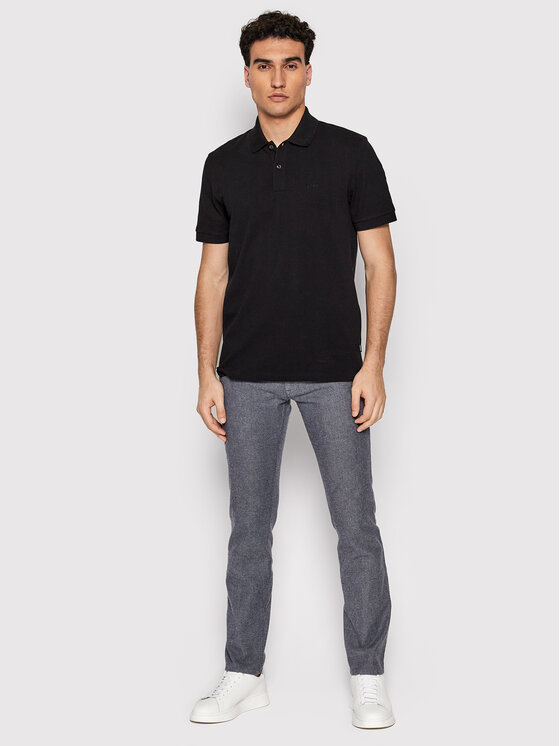 Boss Polo Pallas 50468362 Czarny Regular Fit | Modivo.pl