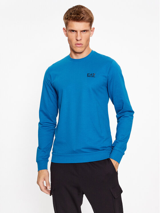 EA7 Emporio Armani Sweatshirt 8NPM52 PJ05Z 1584 Blau Regular Fit | Modivo.de