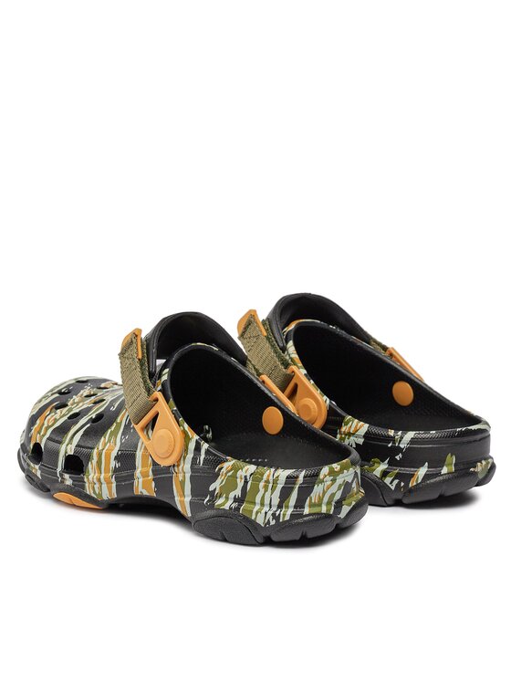 Crocs Chodaki Classic All Terain Camo Clog 208062 Czarny | Modivo.pl
