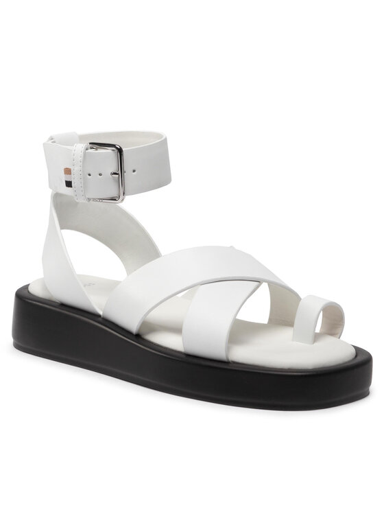 Boss Sandály Scarlet Sandal-C 50475729 10242363 01 Bílá | Modivo.cz