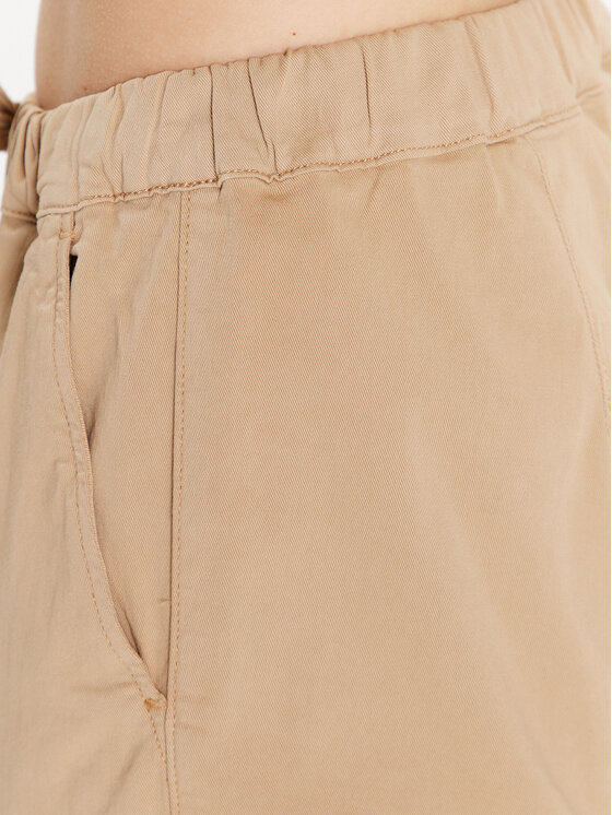 Max Mara Leisure Kalhoty z materiálu Cubano 233131033 Béžová Regular ...