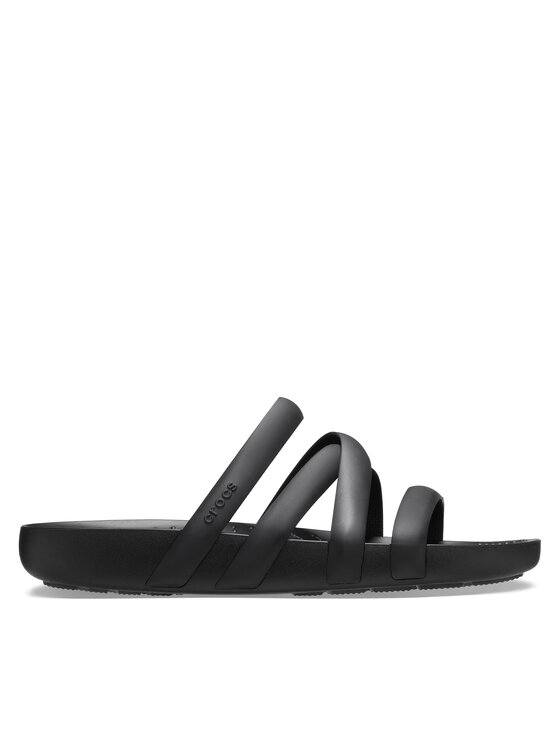 Crocs Pantoletten Splash Strappy Sandal 208217 Schwarz Modivo