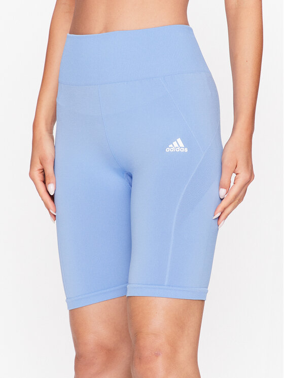 adidas Αθλητικό σορτς Training Seamless Short Leggings H49584 Μπλε ...