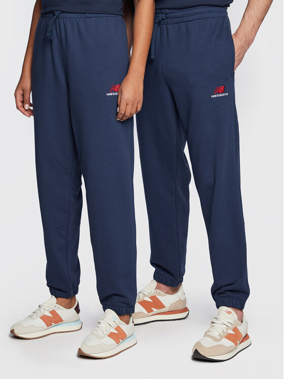 New Balance Spodnie dresowe Unisex UP21500 Granatowy Athletic Fit ...