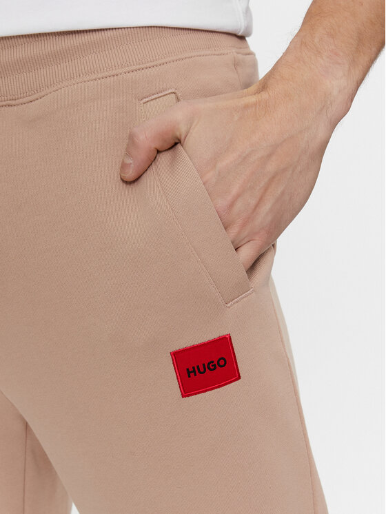 Hugo Spodnie dresowe Doak212 50447963 Beżowy Regular Fit | Modivo.pl
