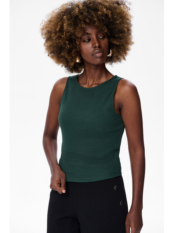 blue shadow Top Texo Zielony Regular Fit | Modivo.pl