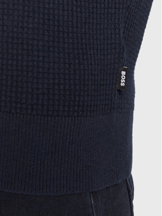 Boss Džemper Loforte 50477392 Tamnoplava Regular Fit | Modivo.hr