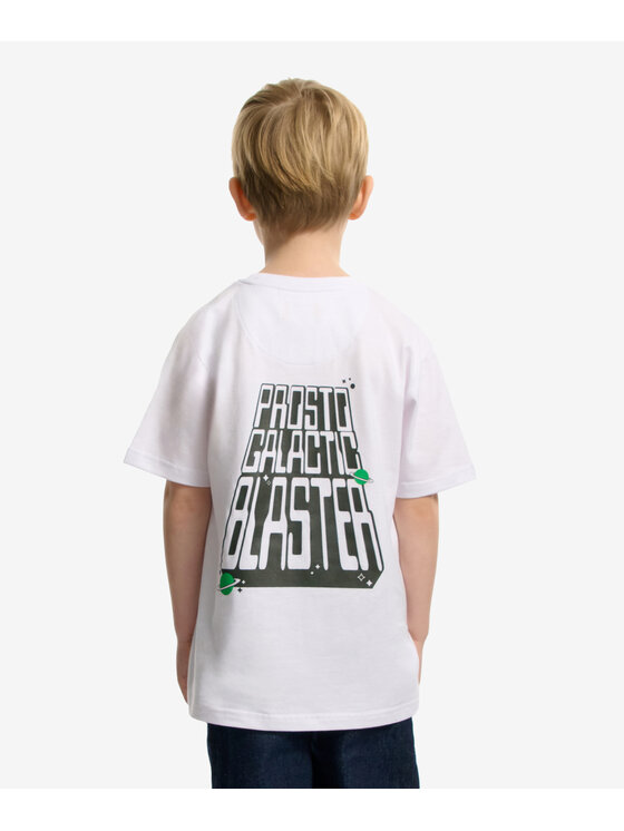 PROSTO. T-Shirt Blaster Biały Regular Fit | Modivo.pl