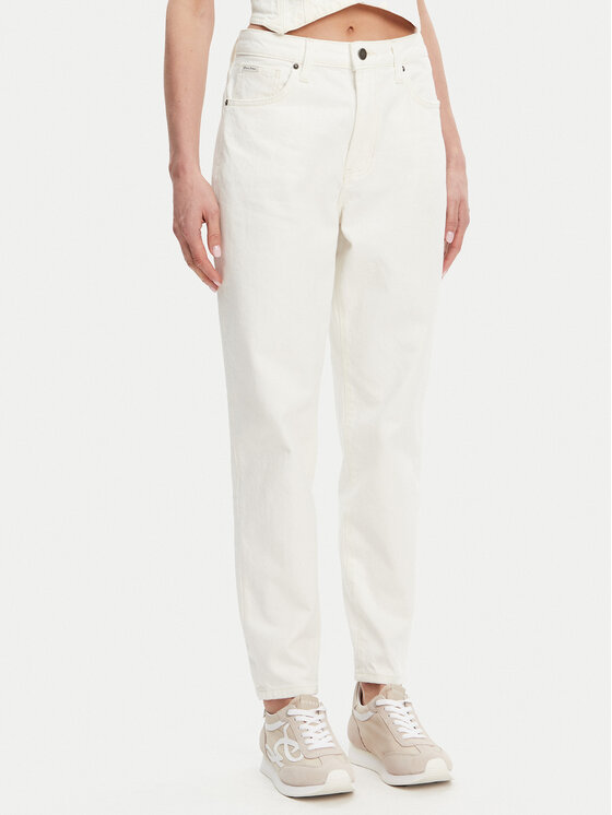 Guess Jeans Blugi W5GA0D D5M62 Alb Skinny Fit | Modivo.ro