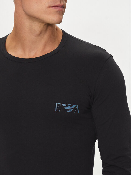 Emporio Armani Underwear Longsleeve 111023 4F715 00020 Czarny Slim Fit ...