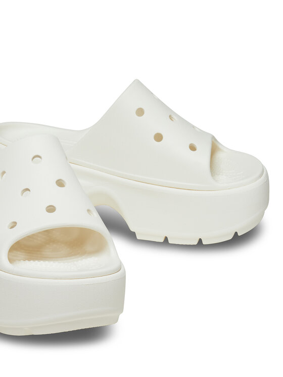 Crocs Klapki Stomp Slide 209347 Beżowy | Modivo.pl