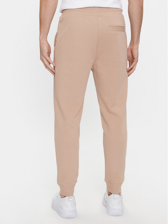 Hugo Spodnie dresowe Doak212 50447963 Beżowy Regular Fit | Modivo.pl