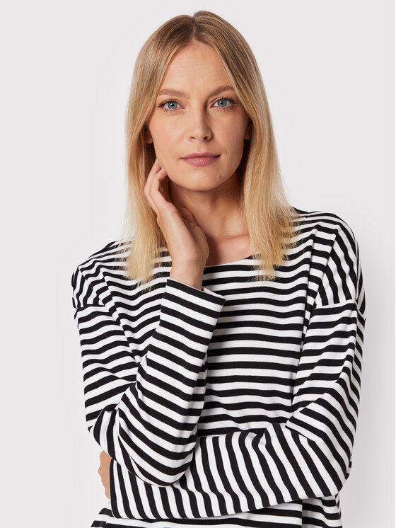 Karen by Simonsen Bluzka Drew 10103956 Czarny Loose Fit | Modivo.pl