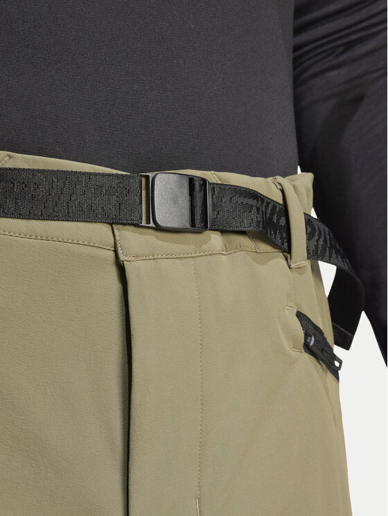 adidas Spodnie outdoor Terrex Xperior IK3533 Khaki Regular Fit | Modivo.pl
