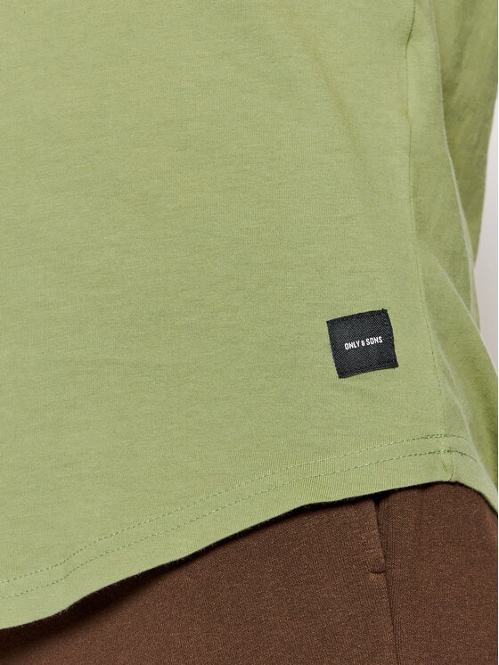 Only & Sons T-Shirt Matt 22002973 Zielony Regular Fit | Modivo.pl