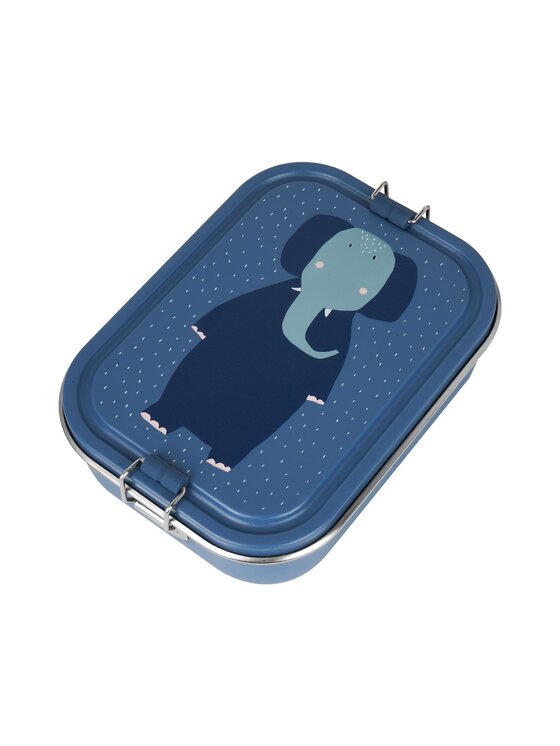 Trixie Baby Lunchbox Duży stalowy lunch box - Słoń Granatowy | Modivo.pl
