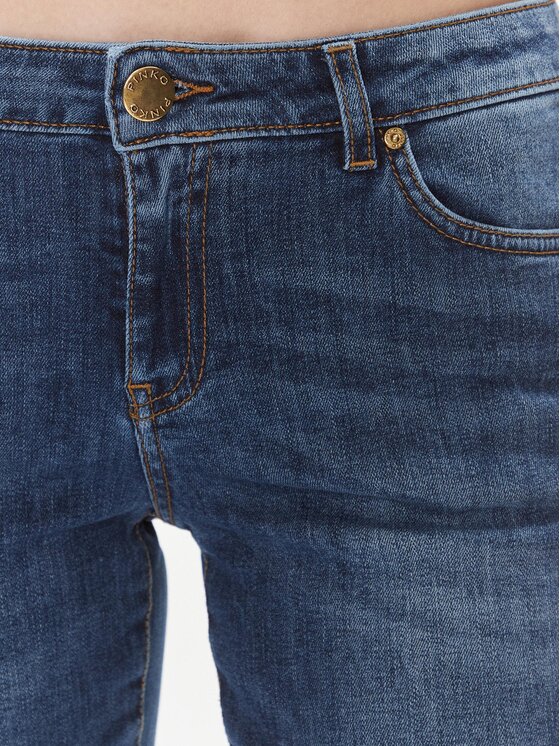 Pinko Jeansy Frida 100177 A0ZT Niebieski Flare Fit | Modivo.pl