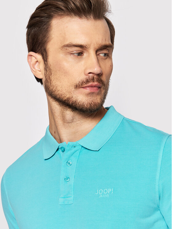 JOOP! Jeans Тениска с яка и копчета Jjj-02Ambrosio 30025784 Син Regular ...