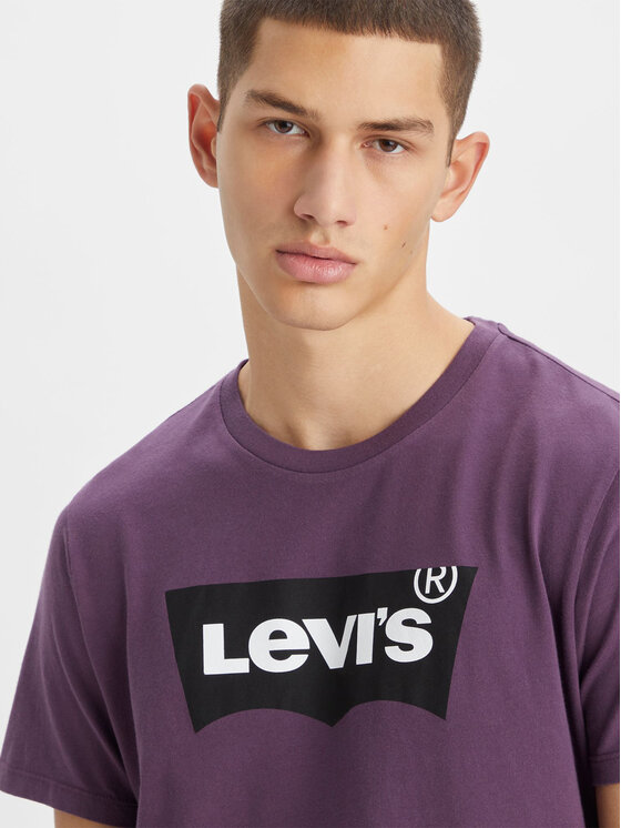 Levi's® T-Shirt Classic Graphic Tee 224911193 Fioletowy Regular Fit ...