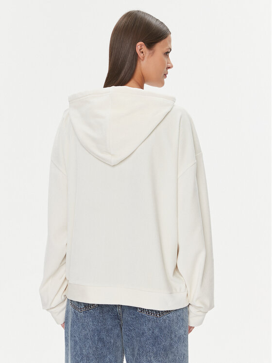 Hugo Mikina Velvet 50500470 Écru Regular Fit | Modivo.cz