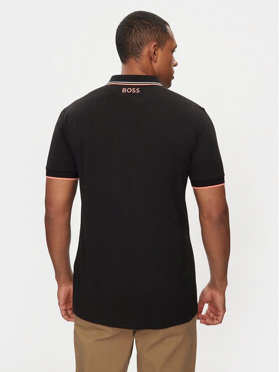Boss Polo Paddy Pro 50469102 Czarny Regular Fit | Modivo.pl