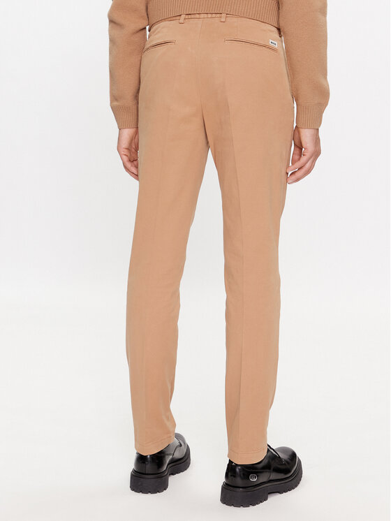 Boss Chinosy Kaito1 50487966 Beżowy Slim Fit | Modivo.pl