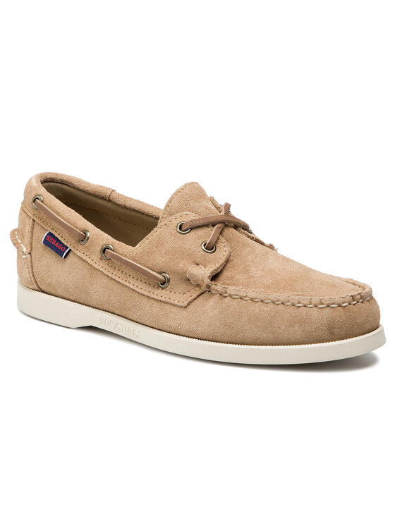 Sebago Mokasyny Docksides Portland Suede 7000G90 Beżowy | Modivo.pl