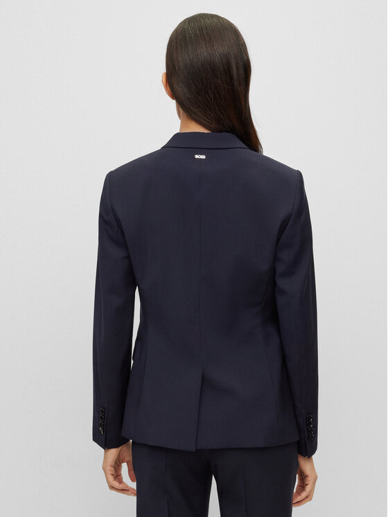 Boss Marynarka Juleah 50490035 Granatowy Regular Fit | Modivo.pl
